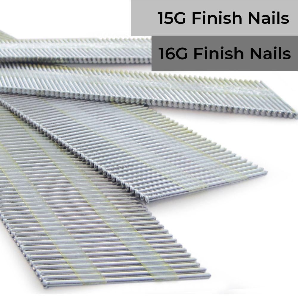 16 and 15 Gauge 2nd Fix Finish Nails – Stapling & Nailing Ltd.