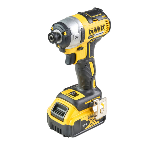 DEWALT 18V XR Brushless Kit: DCD796 Hammer Drill + DCF887 Impact Drive ...